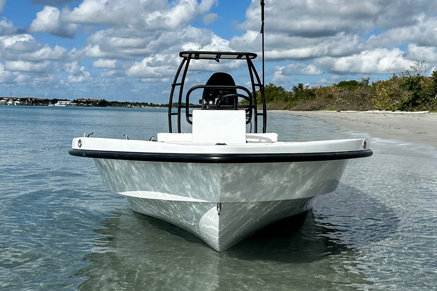 Salt Marsh Heron 18 Poling Skiff — Salt Marsh Kevlar Skiffs