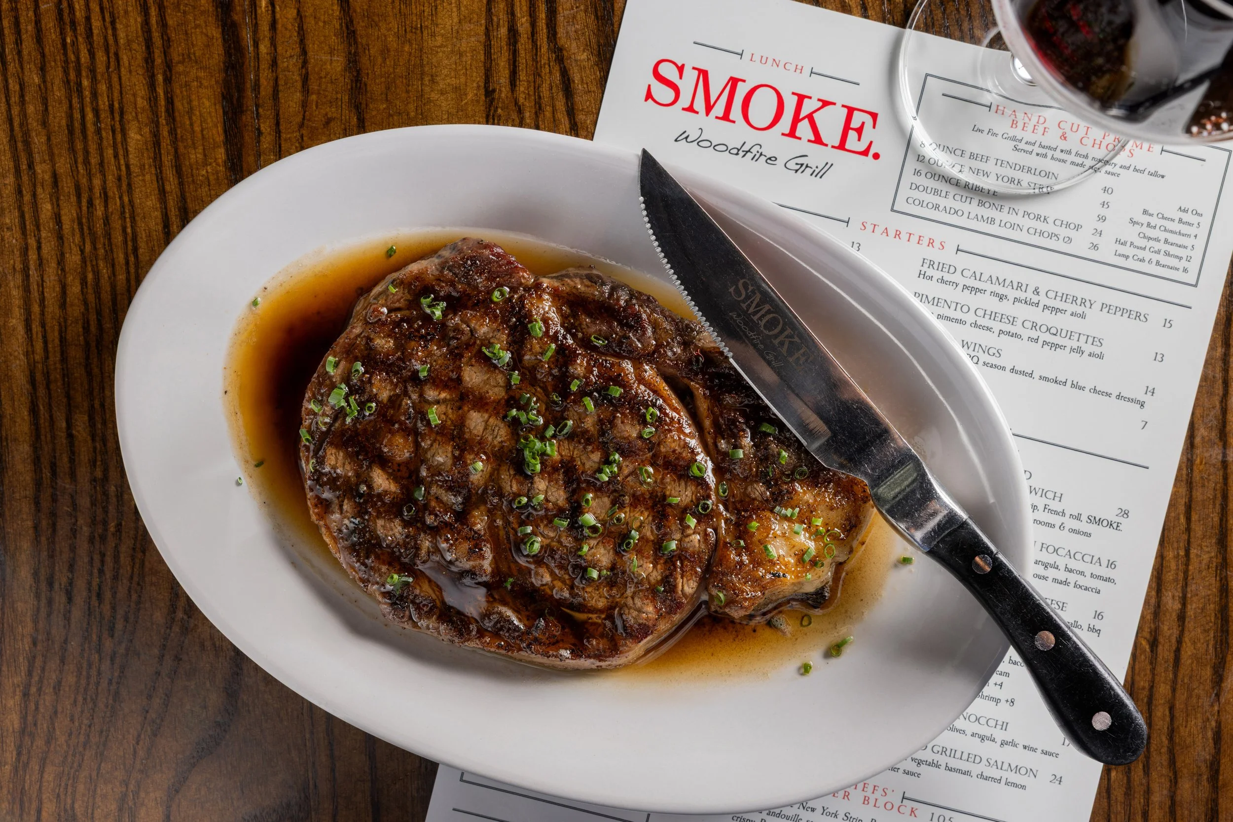 Menus — SMOKE. Woodfire Grill | Inspired American Cuisine in Oklahoma