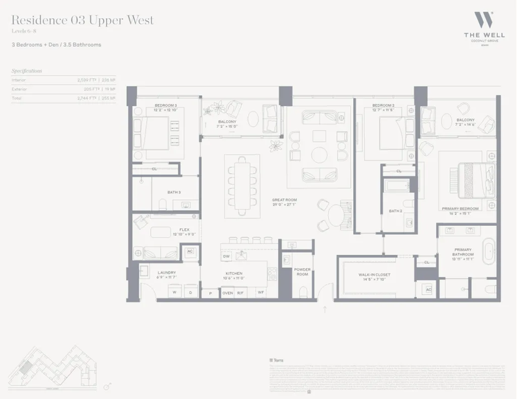 Floor Plans | Explore Modern Living Now — The Well - Coconut Grove Miami