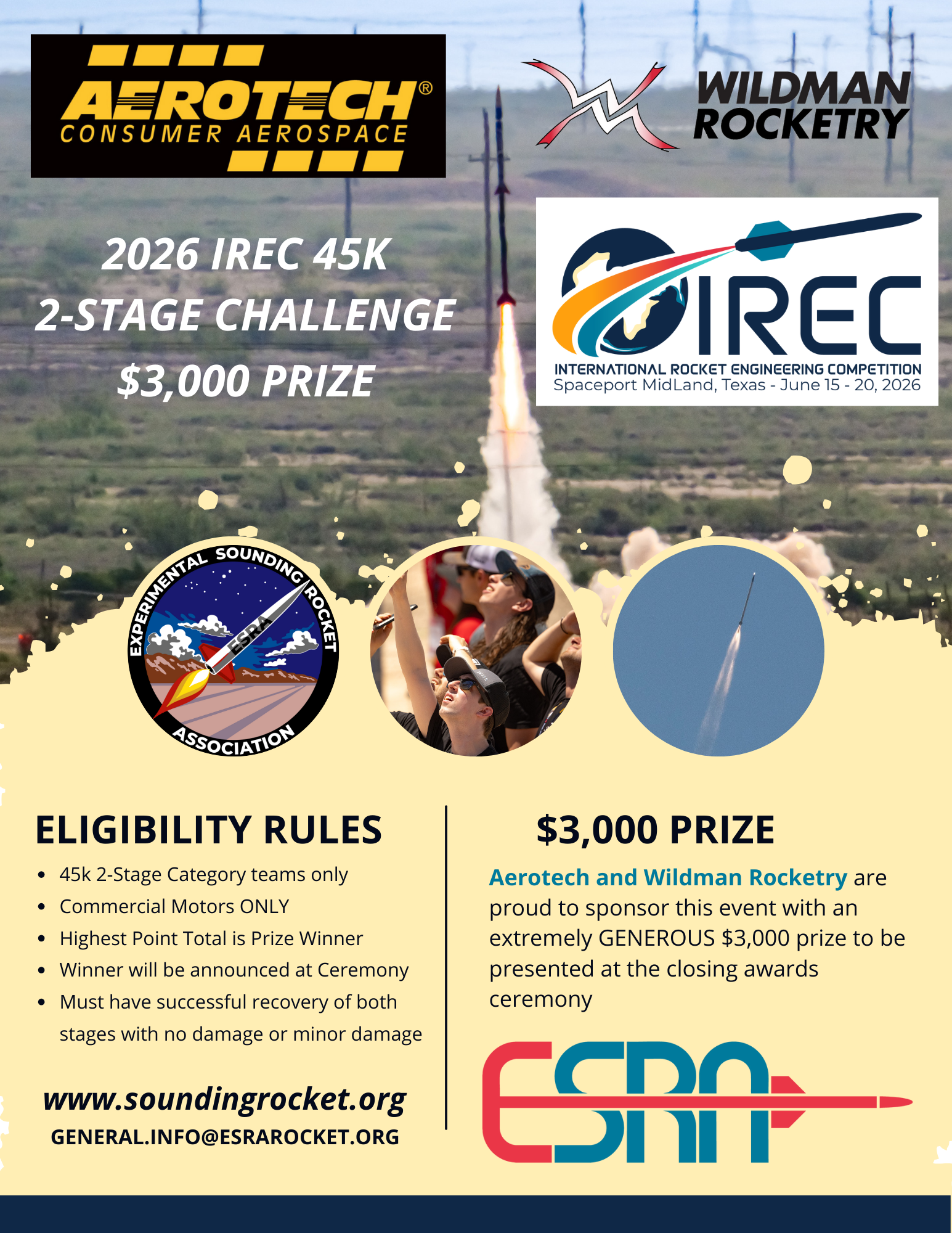 2026 IREC — Experimental Sounding Rocket Association