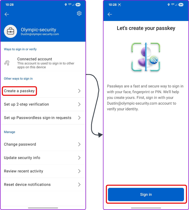 How to enable passkeys in your Microsoft 365 tenant — Olympic Security