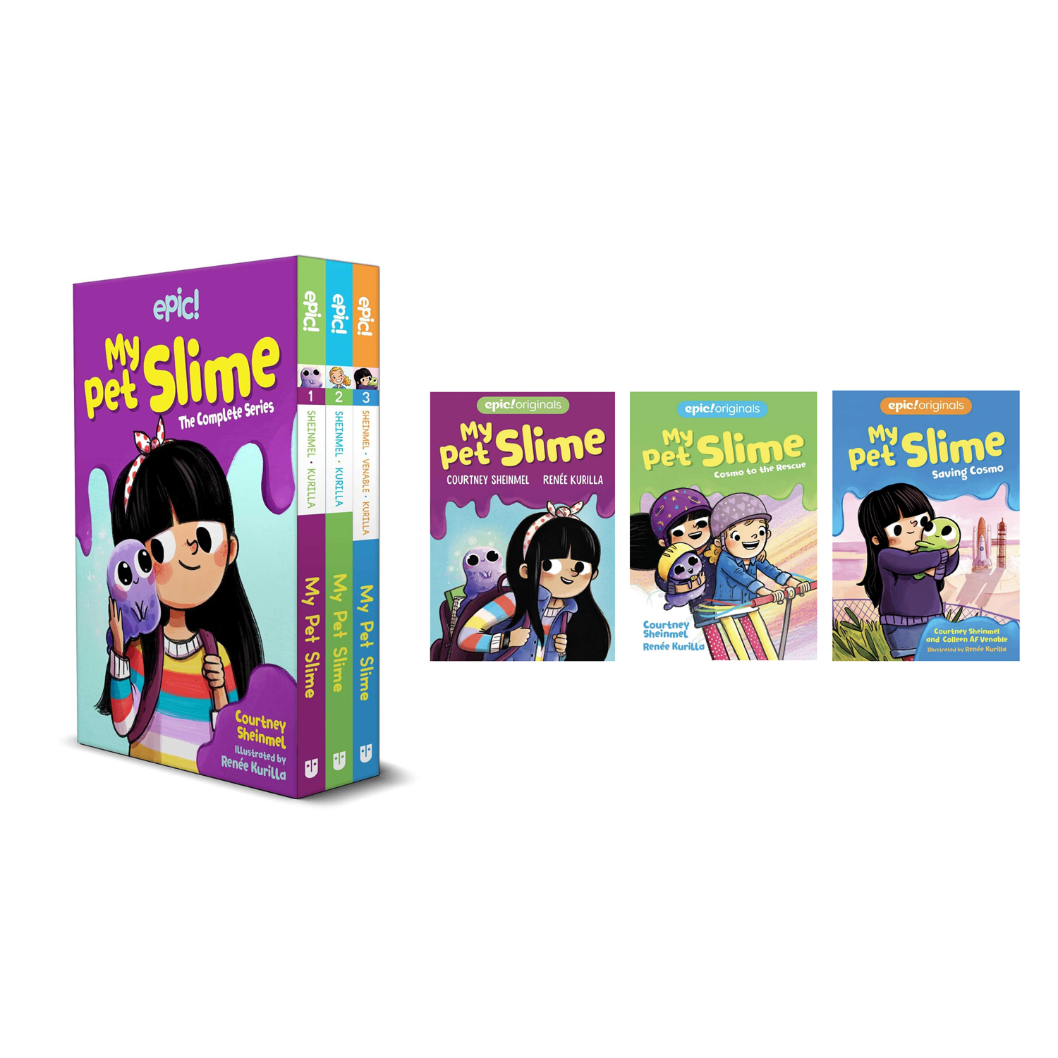 My Pet Slime Series | Illustrated Chapter Books by Renée Kurilla ...