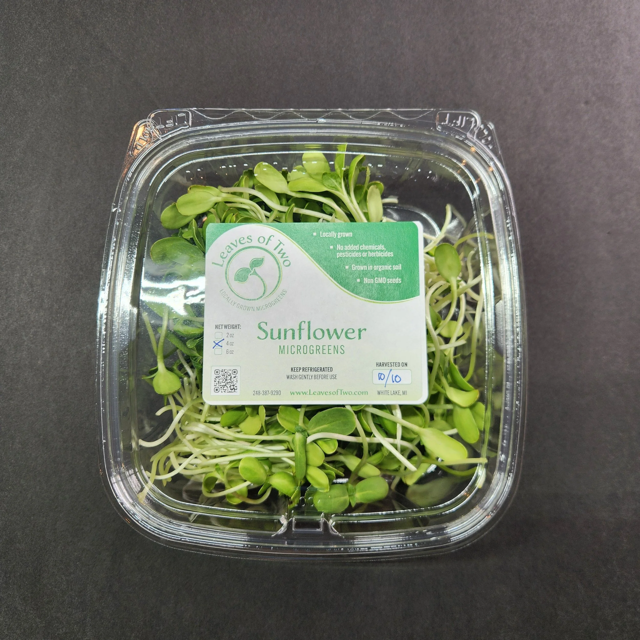Leaves of Two - 2oz Sunflower Sprouts — Humble Harvest Co.