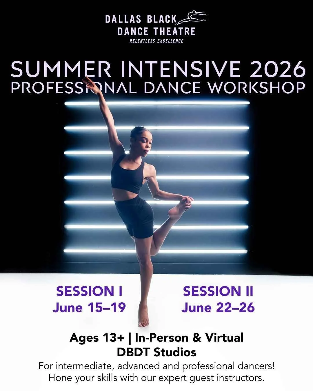 Summer Intensive Professional Dance Workshop — Dallas Black Dance Theatre