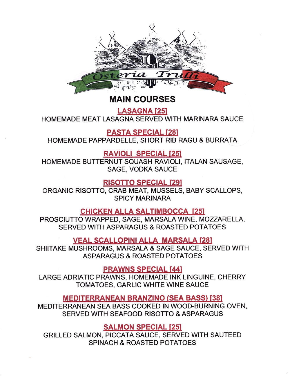 Osteria trulli | Discover Italian Flavors Now