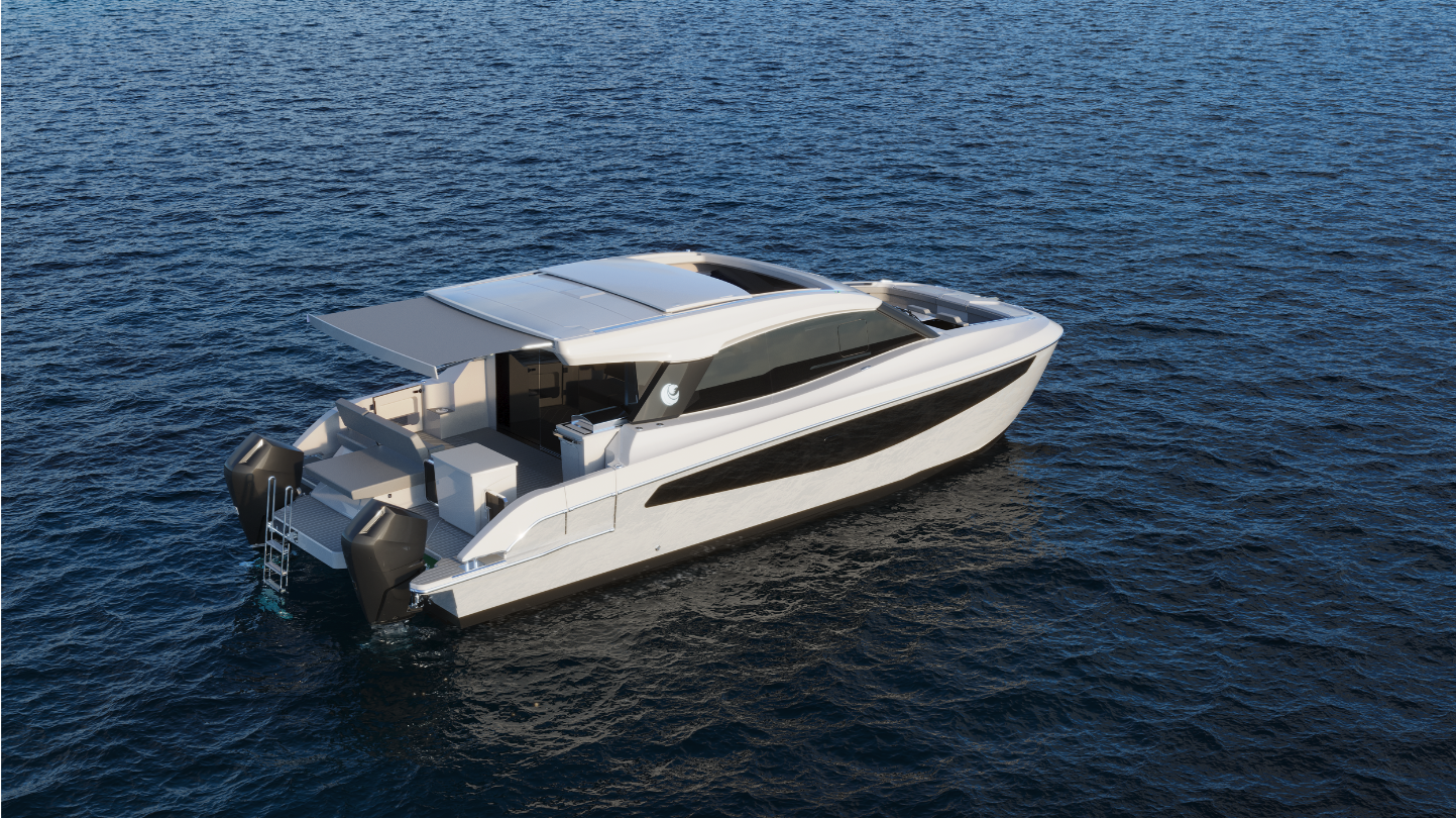 Aquila 42C and 46C Powercat coupe to debut at the 2025 Miami Boat Show ...