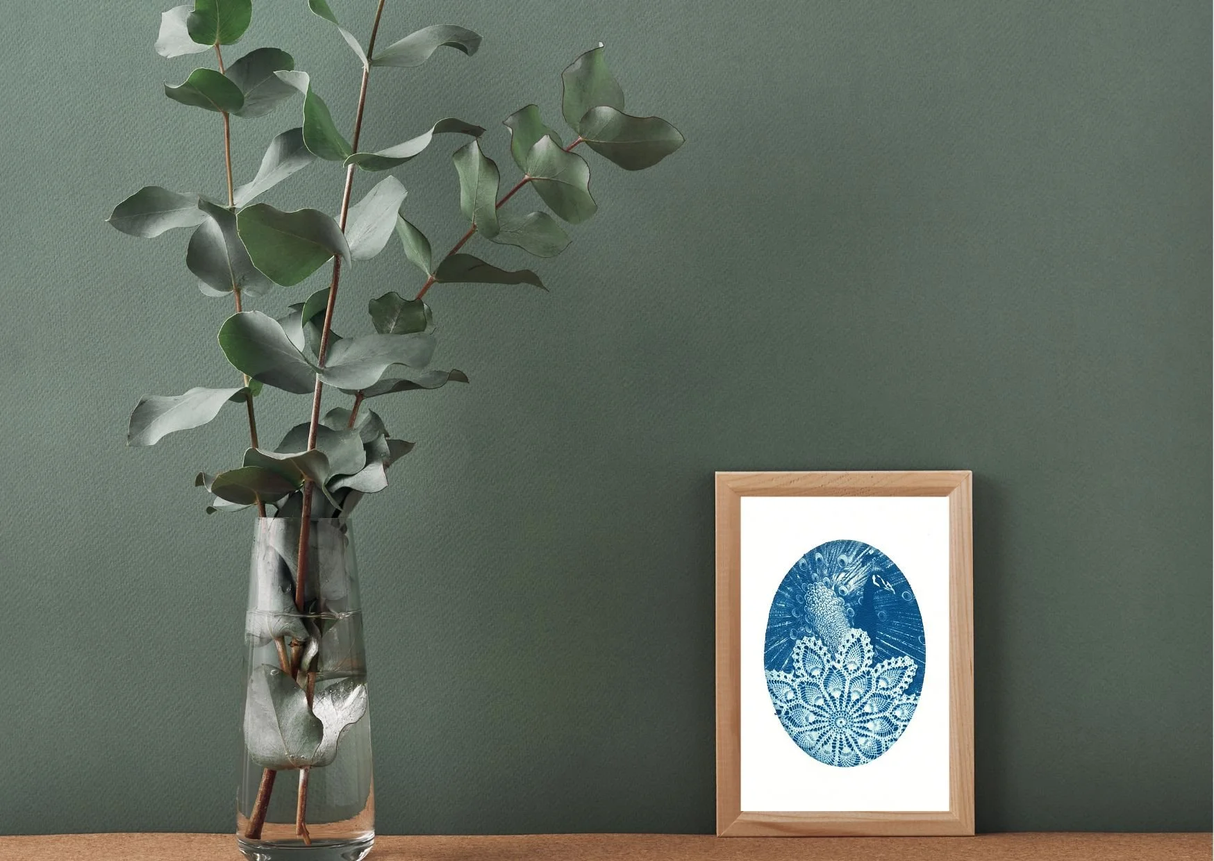 Cyanotype artwork print — erin.k - creative studio