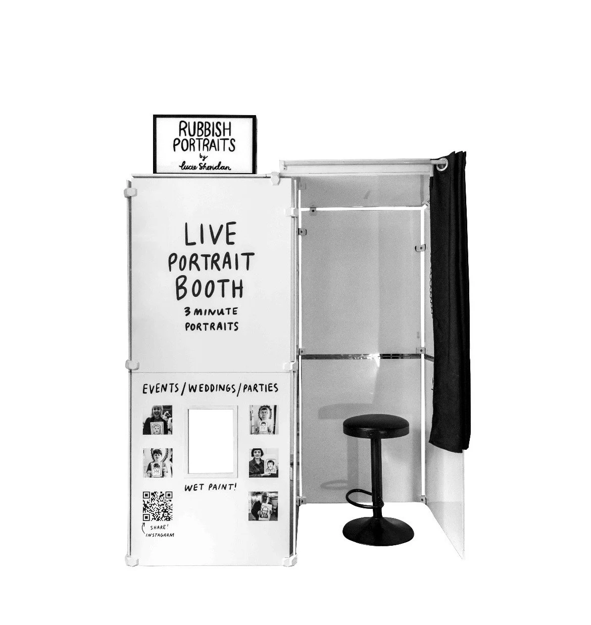 Live Wedding Illustrator & Portrait Booth Hire UK — Live Portrait Booth ...