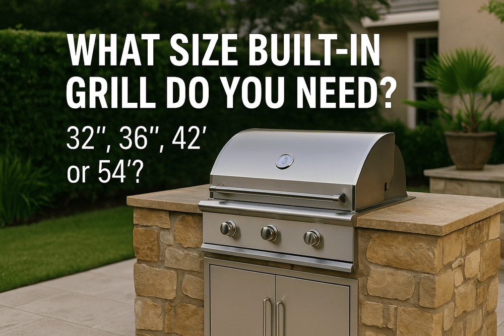 What Size Built-In Grill Do You Need? 32, 36, 42, or 54 Inches ...