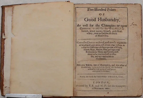 Thomas Tusser — Agecroft Hall & Gardens