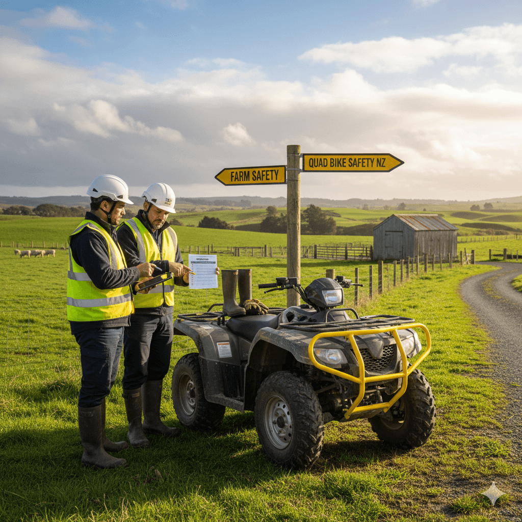 Quad Bike Safety for NZ Farmers + Free Health & Safety Checklist ...