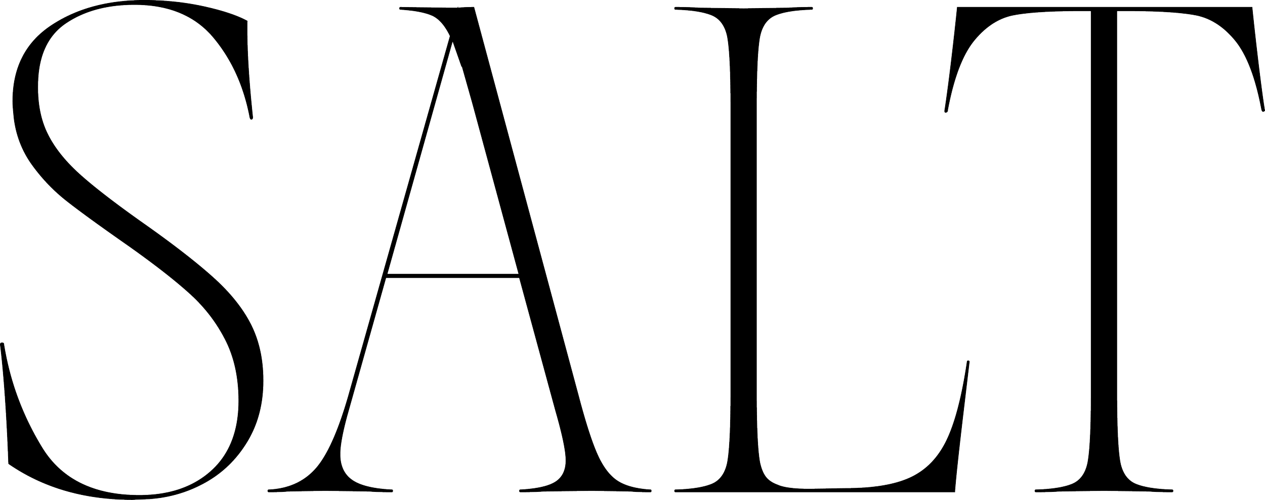 Class Schedule — SALT