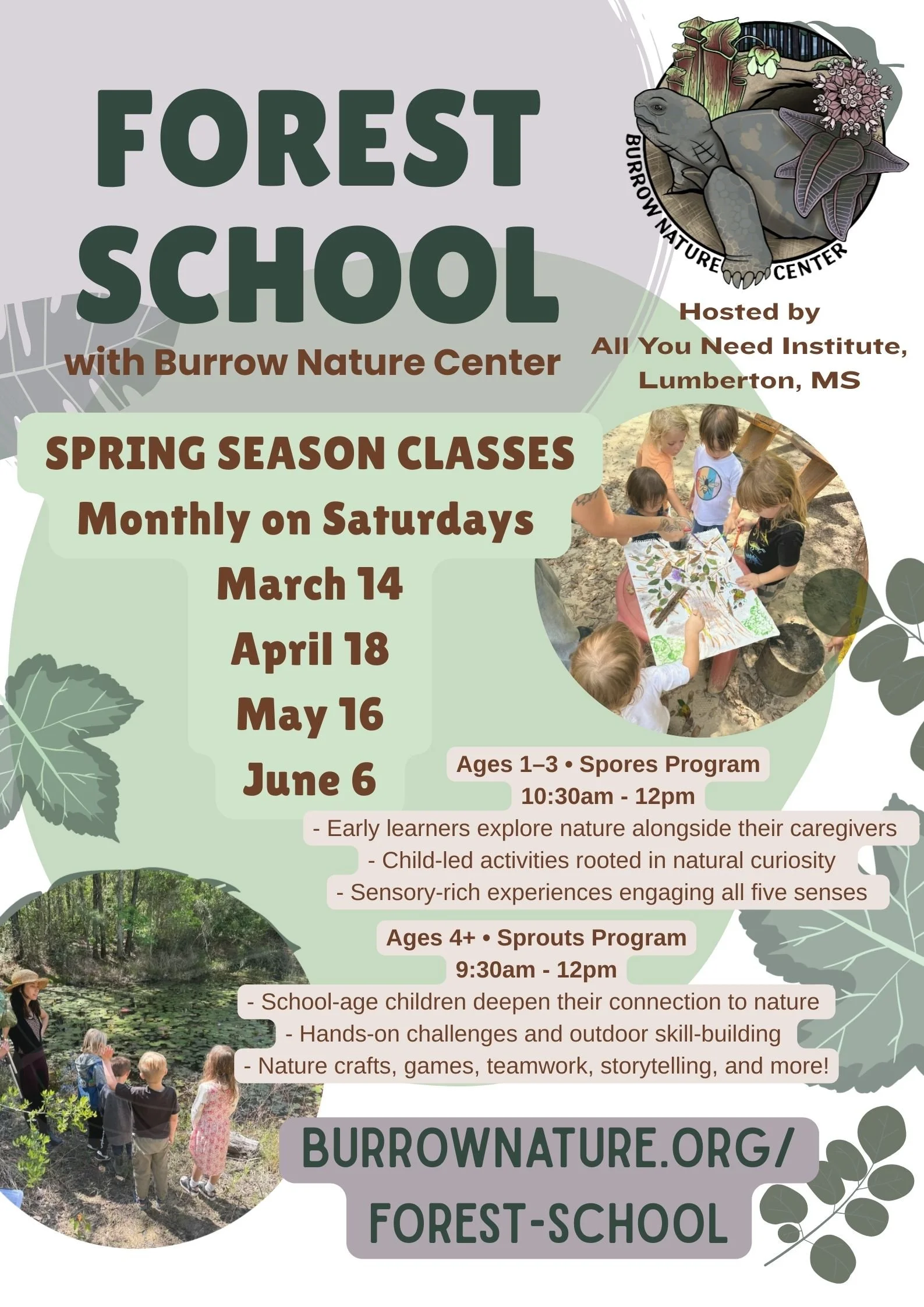 Forest School — Burrow Nature Center