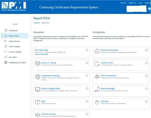 How to Submit PDUs for PMP Certification – Step-by-Step Guide — Manager2Be