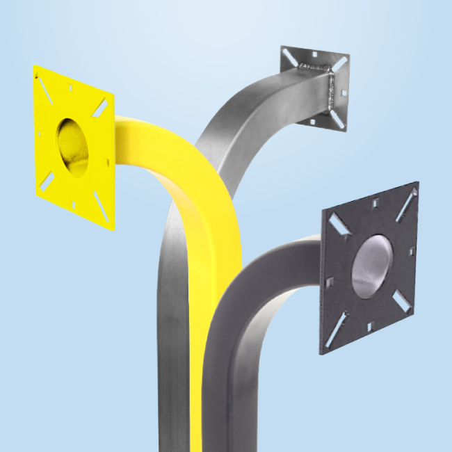 Access Control Pedestals & Gooseneck Stanchions | Steel & Aluminum ...