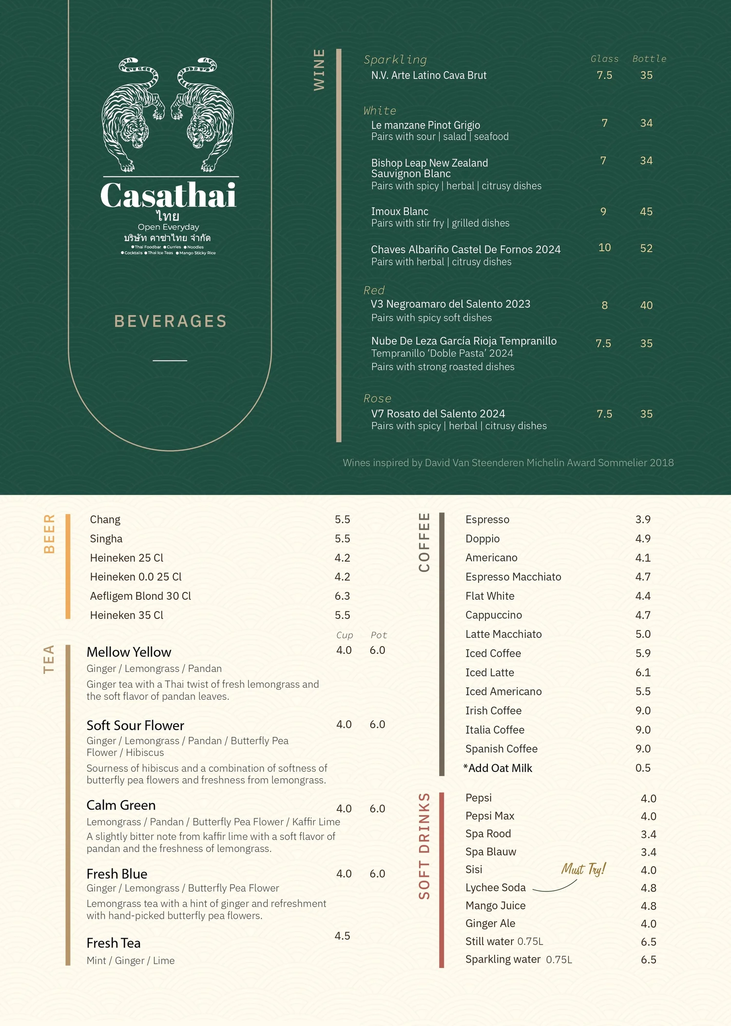 Menu | Order Delicious Thai Food Today — Casa Thai