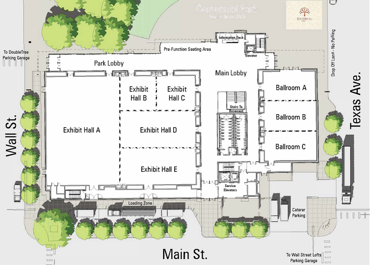 Room Capacities | Plan Your Event Today — Bush Convention Center