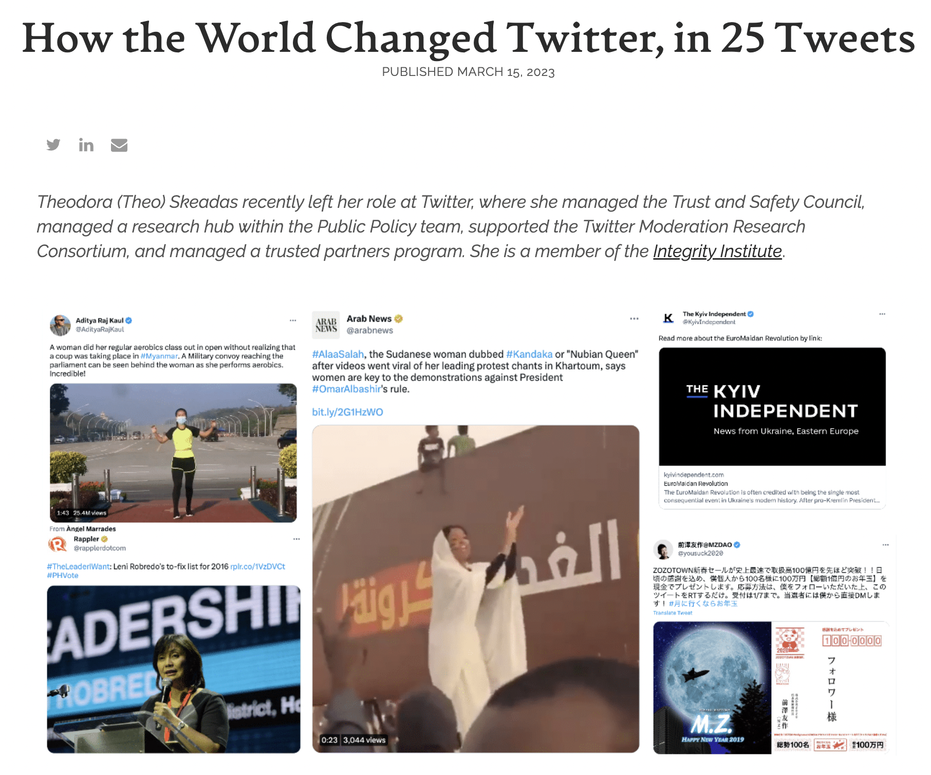 How the World Changed Twitter, in 25 Tweets — Integrity Institute