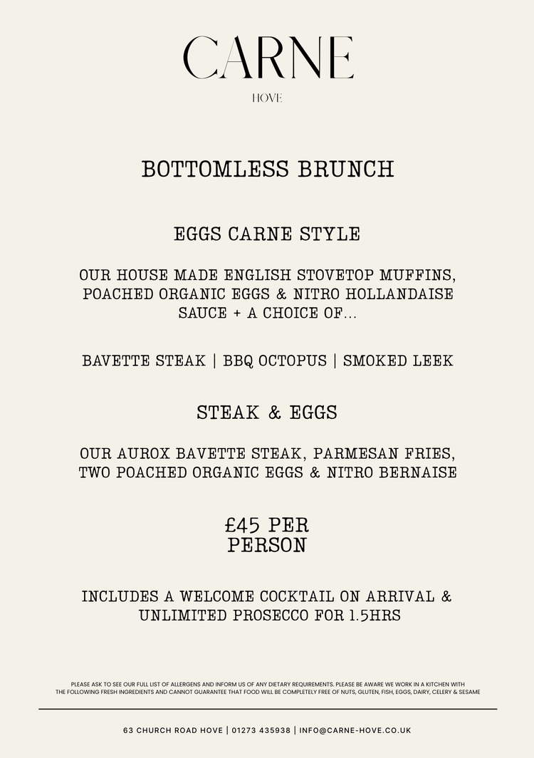 Menu 1 — CARNE
