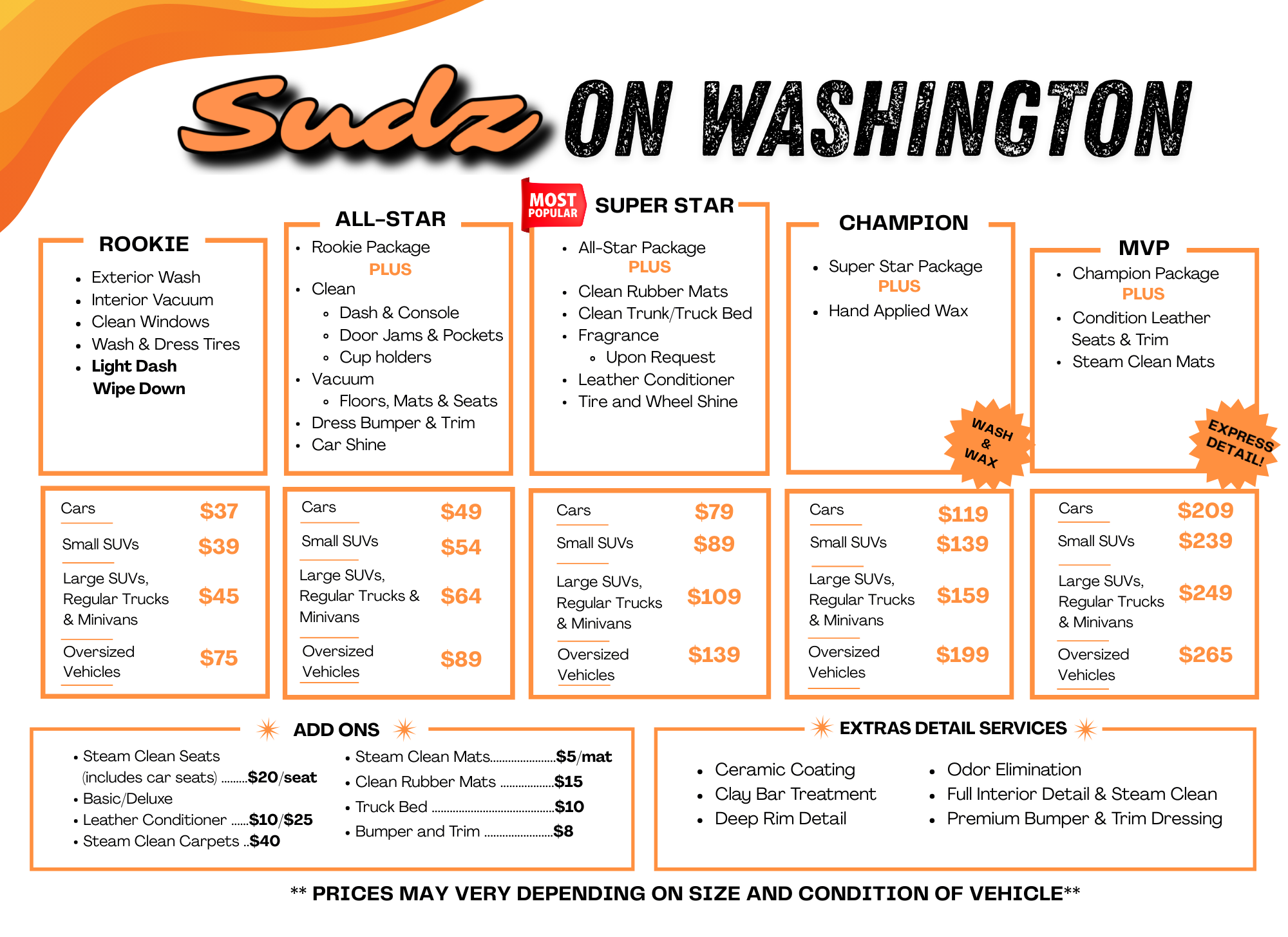 Sudz Hand Car Wash - Houston's Coolest Hand Car Wash!