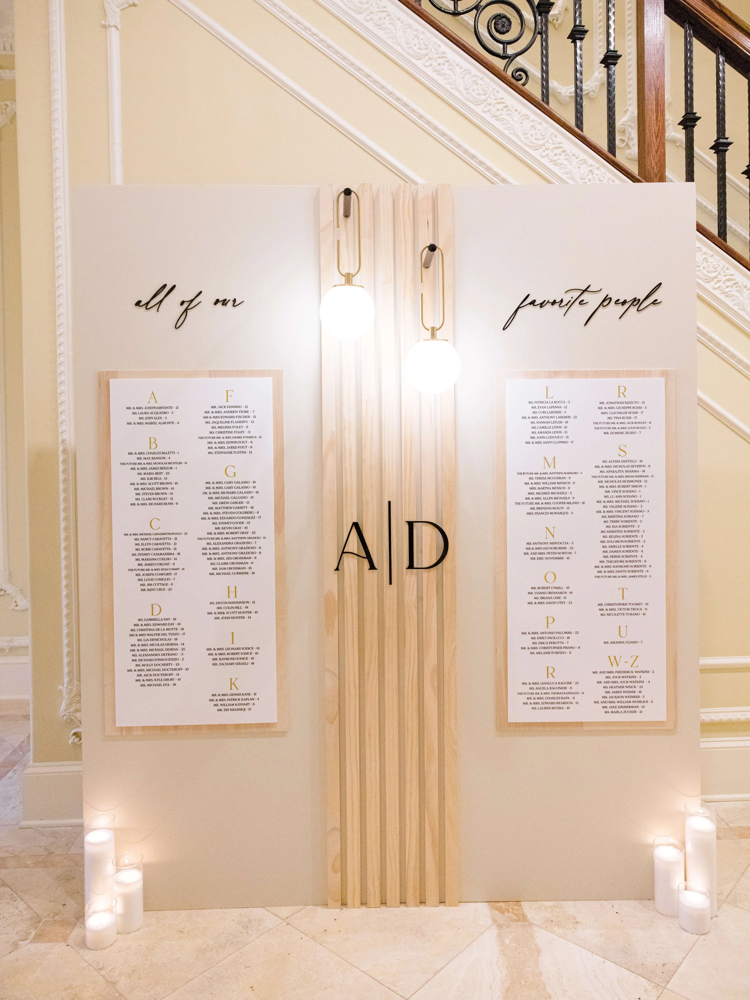 Alexa and Dylan’s Sleek & Structured Seating Chart — Miscellaneous ...