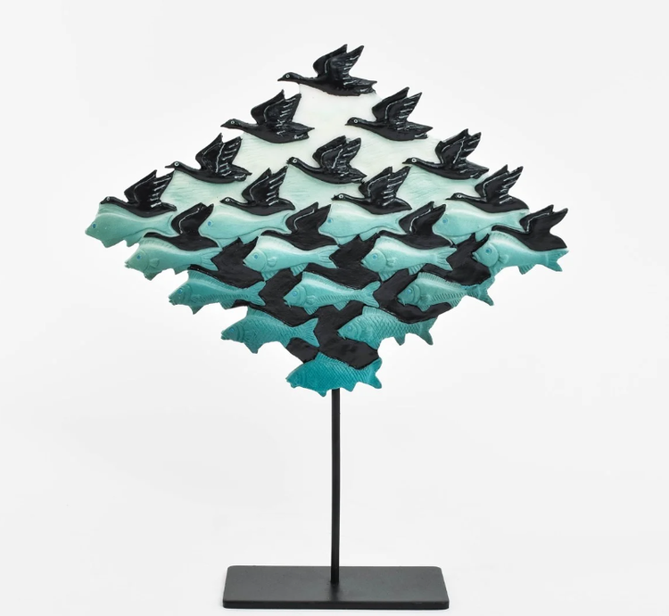 Sky and Water I Explained: Where Birds Become Fish — EscherExplained.com