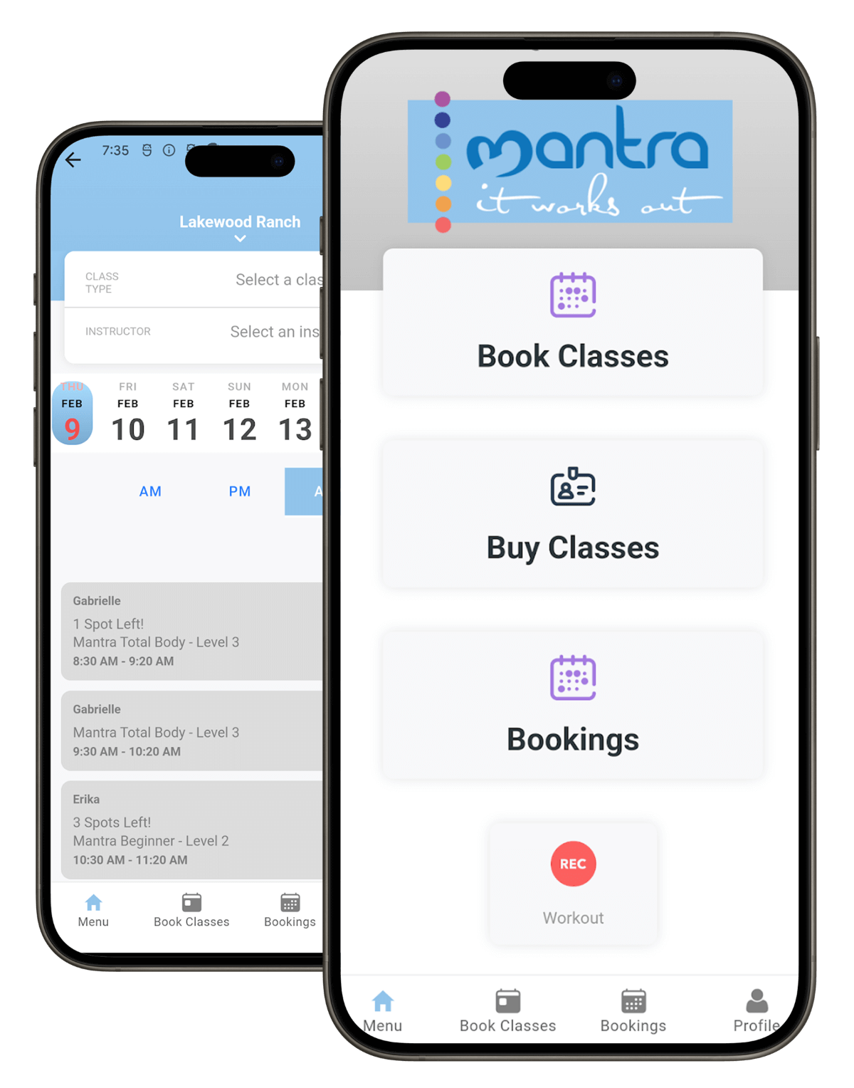 Class Schedule | Mantra Fitness South Tampa – The Ultimate Pilates ...