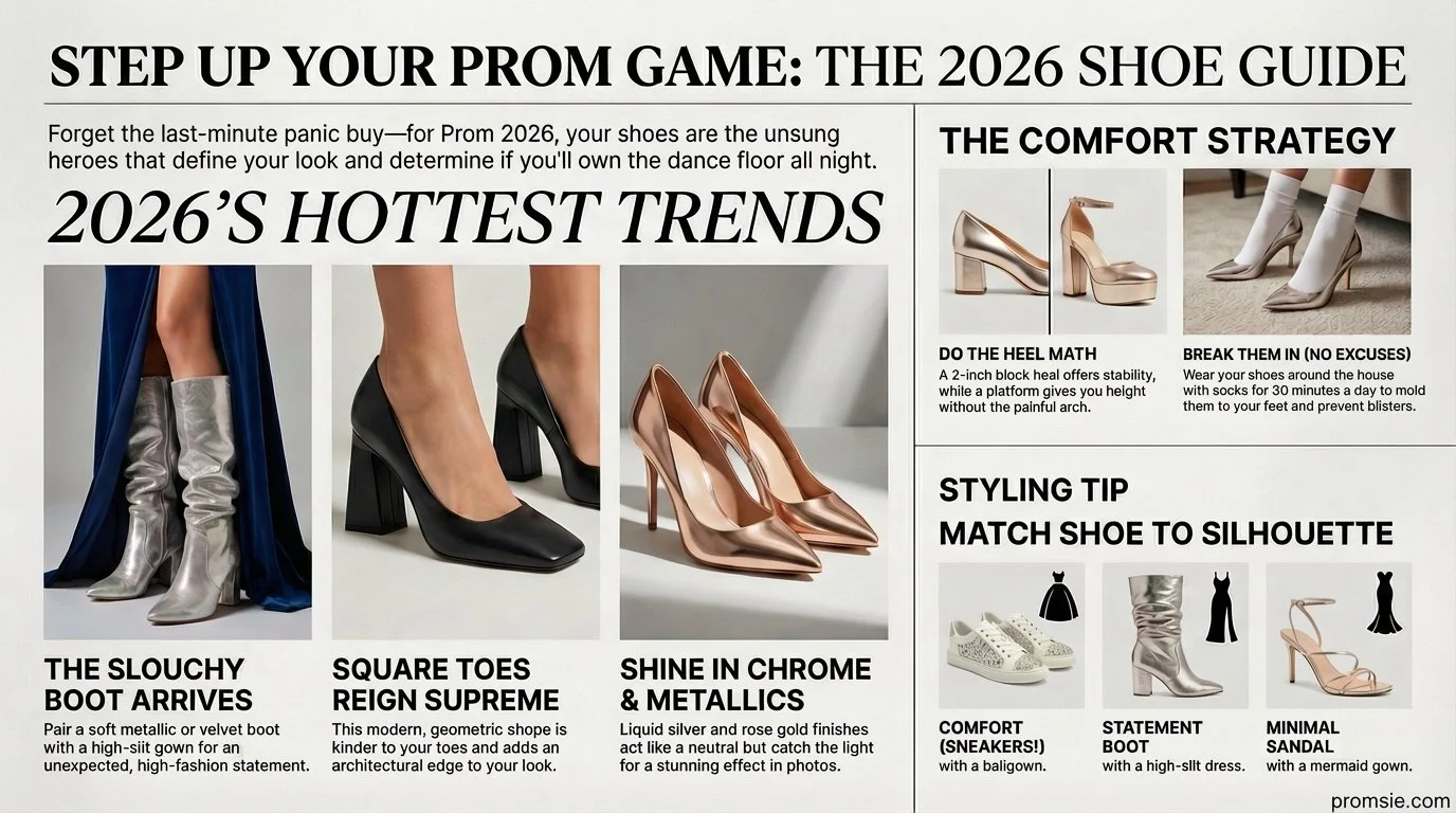 The Prom Shoe Bible: Trends, Comfort & Style for 2026 — Promsie