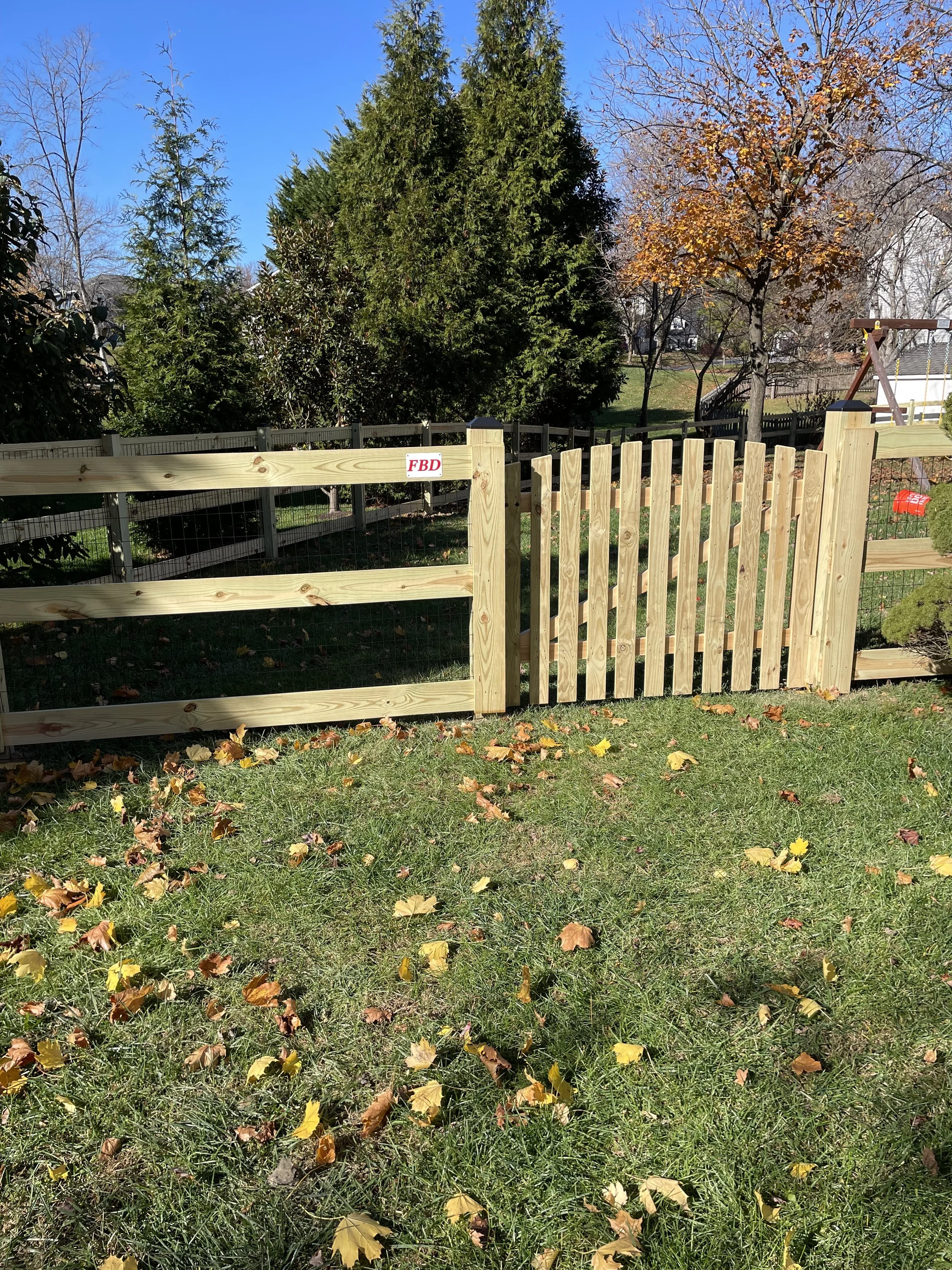 Paddock Fence | Wood Fence Installation Howard County MD | FBD Fence ...