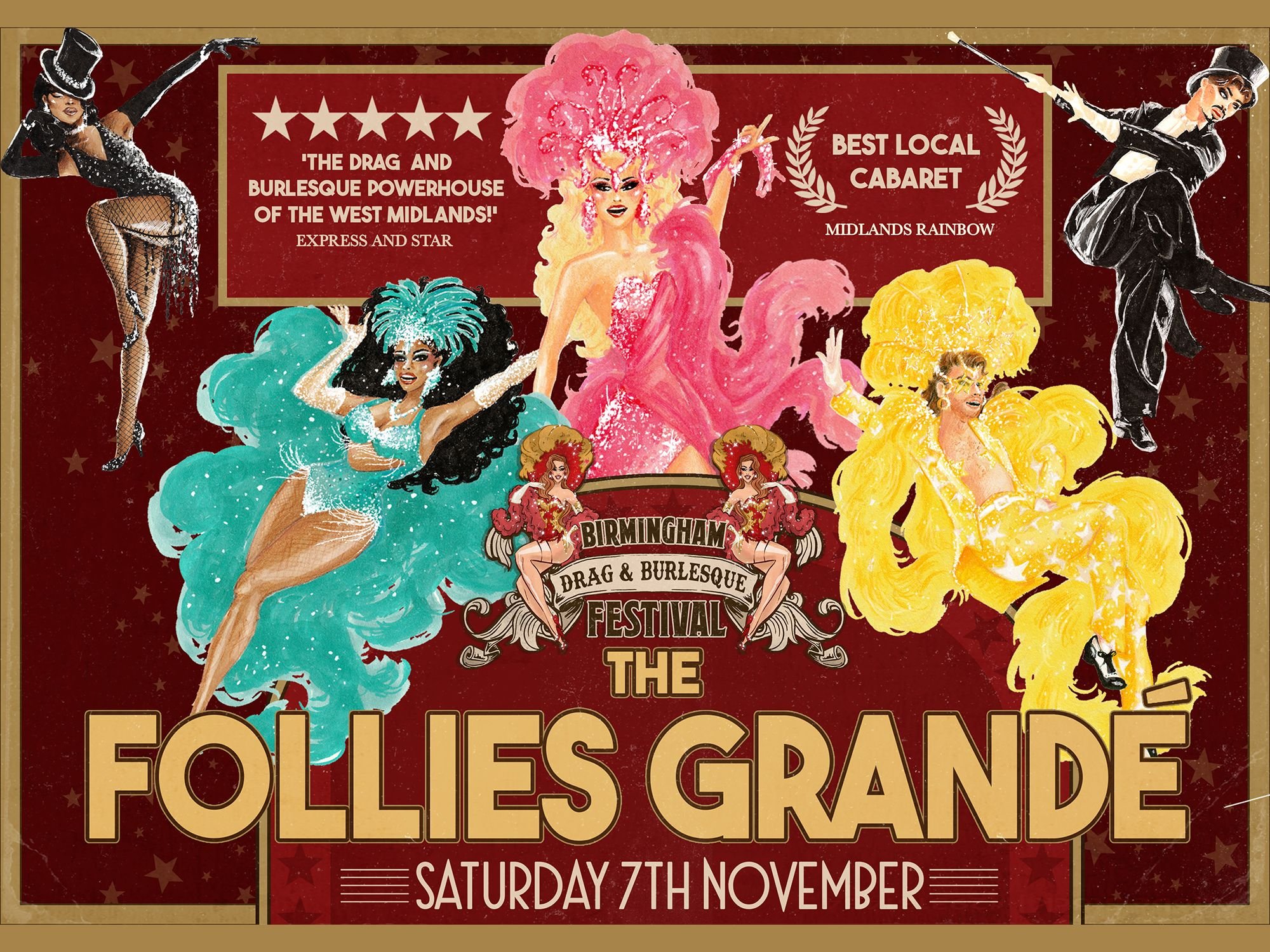 The Follies Grandé 2026 | Birmingham Drag & Burlesque Festival Finale ...