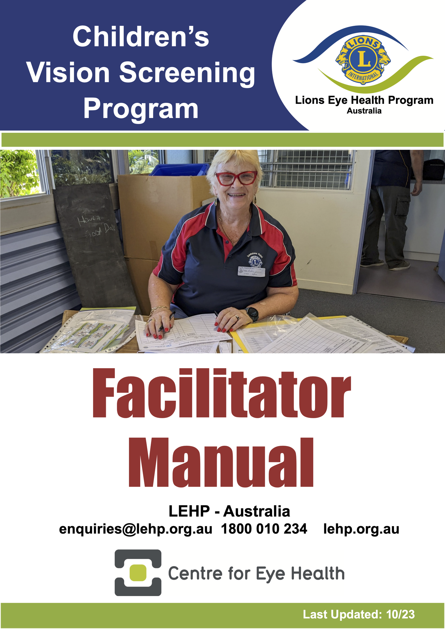 Vision Screener Training Resources — Lions Eye Health Program - Australia