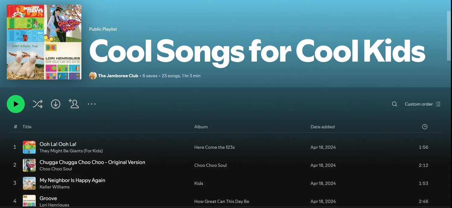 The Jamboree Club Family Playlist | Kid-Friendly, Parent-Approved Music ...