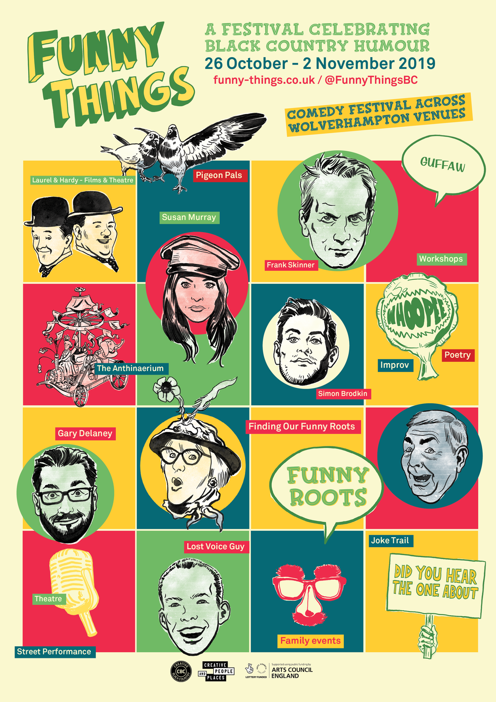 Funny Things 2019 - full line-up announced | Creative Black Country