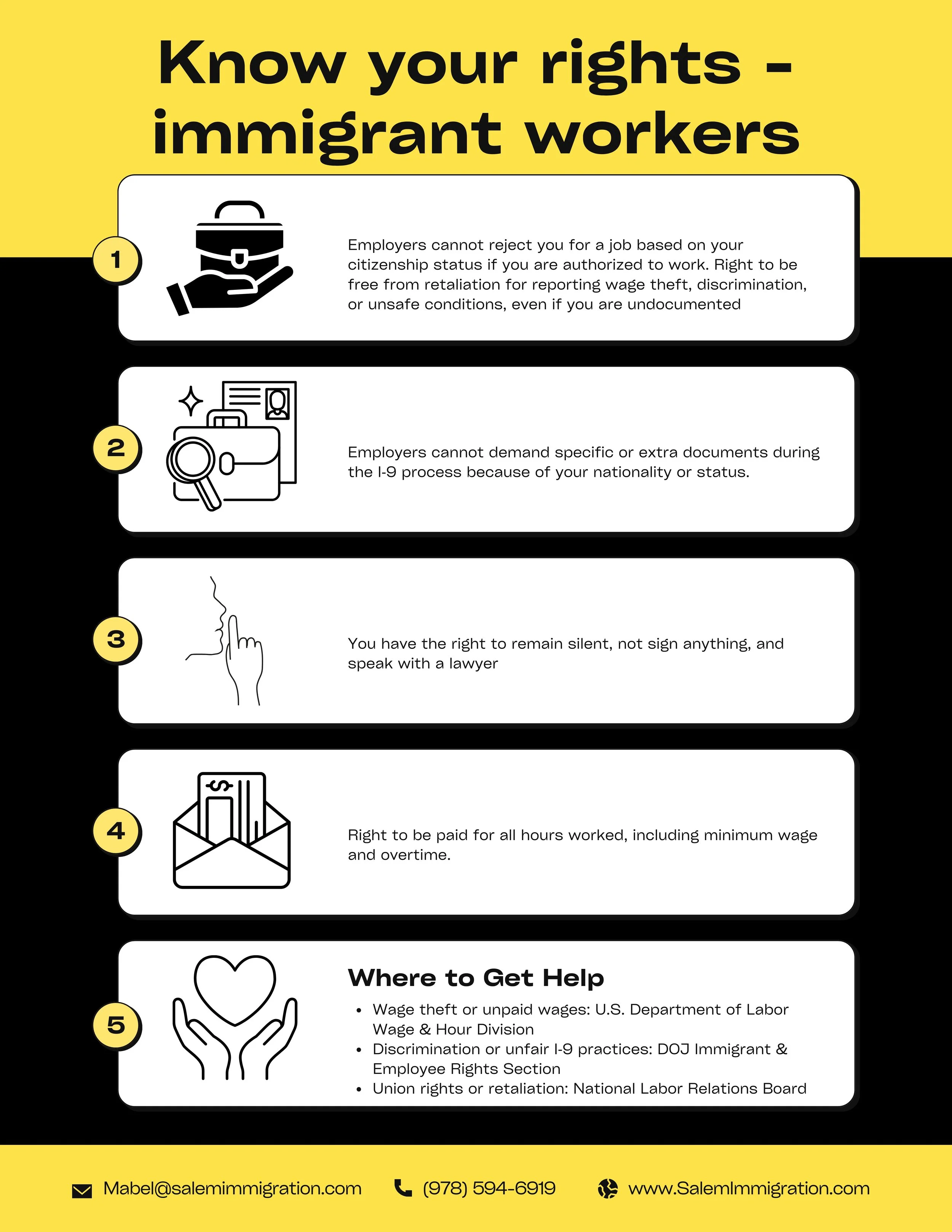 Know Your Rights – Immigrant Workers — MCD Immigration Law