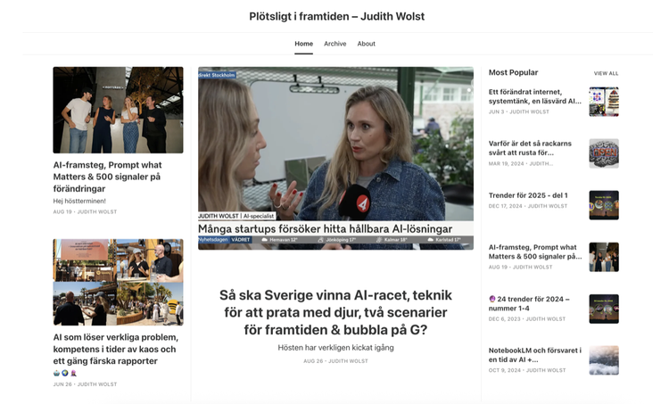 Judith Wolst | Teknik, hållbarhet & framtid
