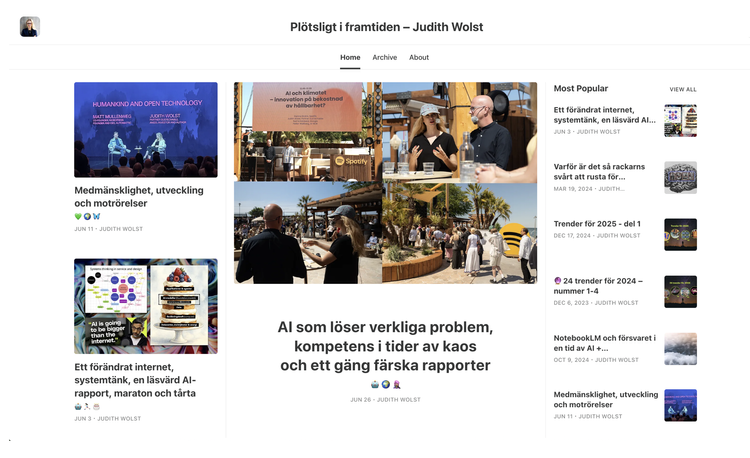 Judith Wolst | Teknik, hållbarhet & framtid