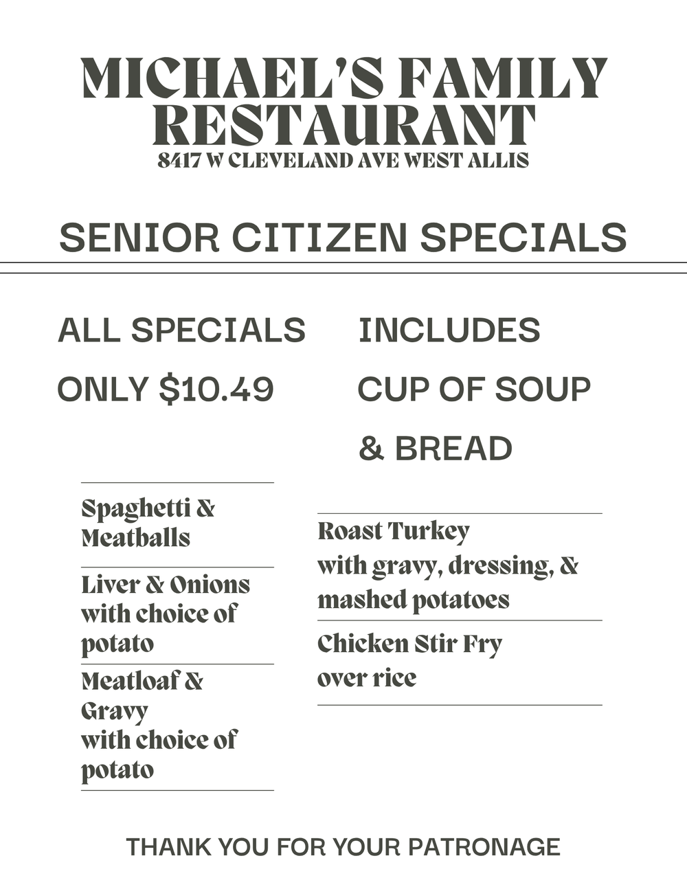 Michael's Family Restaurant