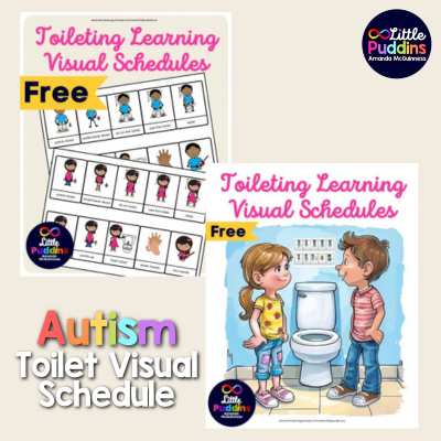 Free Autism Toilet Visual Schedule | Autism & PDA Specialist | Little ...