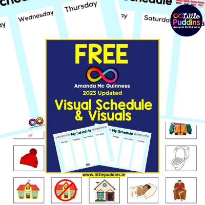 Free Printable Daily Visual Schedule | Autism & PDA Specialist | Little ...