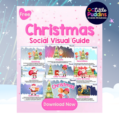 Free Autism Christmas Social Visual Guide | Autism & PDA Specialist ...