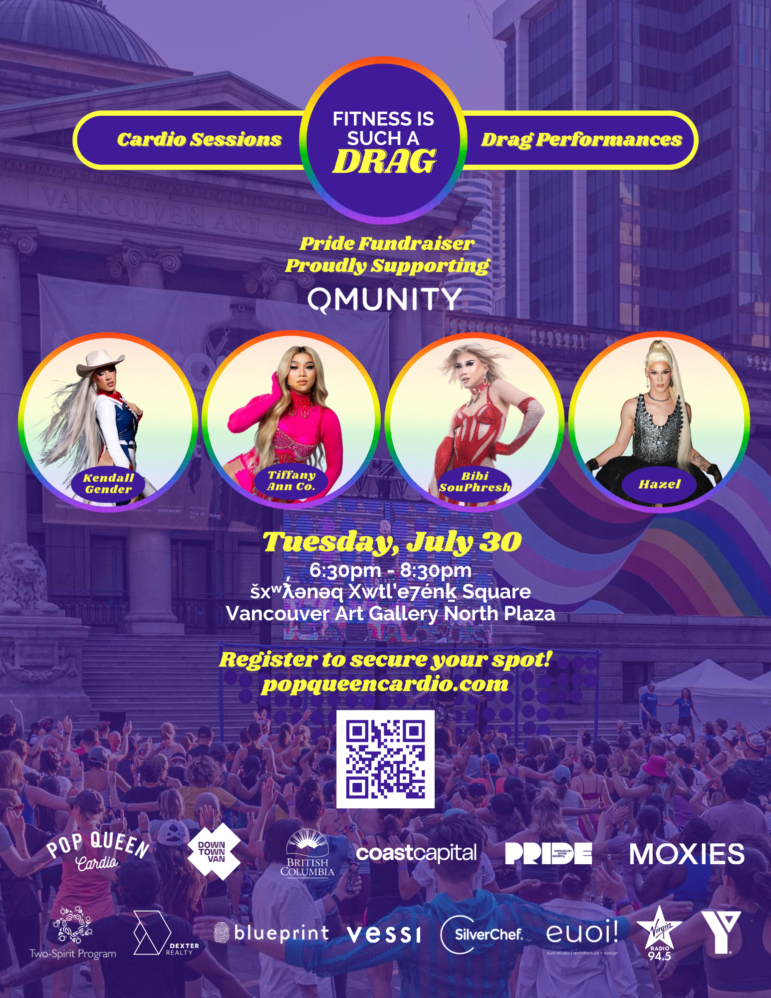 Fitness is Such a Drag - Fundraiser • 2024 Canada Vancouver Pride Guide