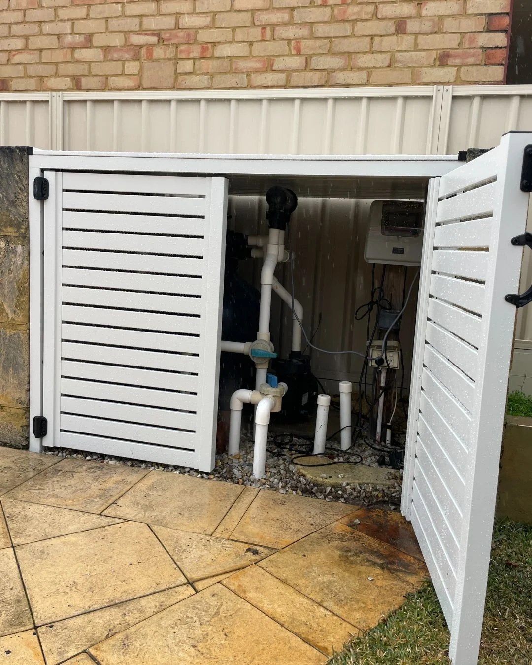 Aluminium Slat Pool Pump Covers