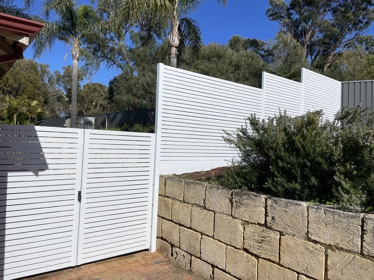 Custom Aluminium Slat Fencing Perth Supply & Installation — The Slat ...