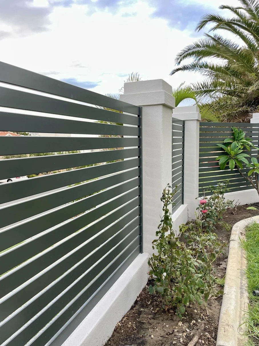 Custom Aluminium Slat Fencing Perth Supply & Installation — The Slat ...