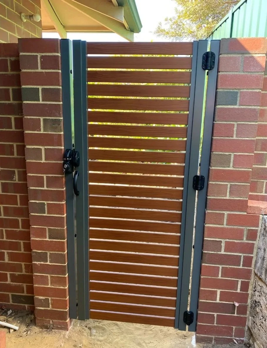 Aluminium Slat Gate Details | Sizes, Colours & Options — The Slat Guys ...