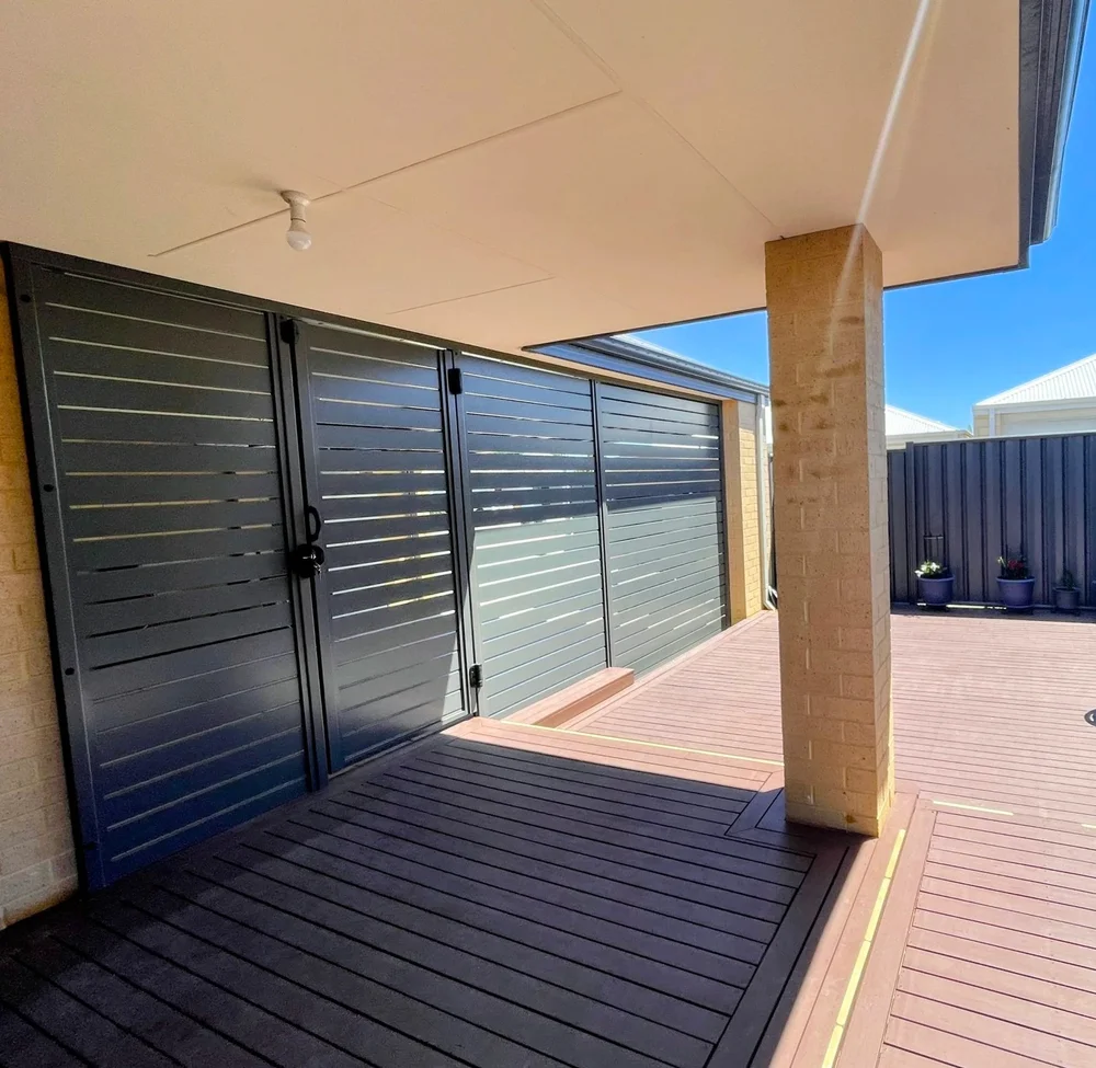 Aluminium Slat Carport Screens for Privacy & Security in Perth