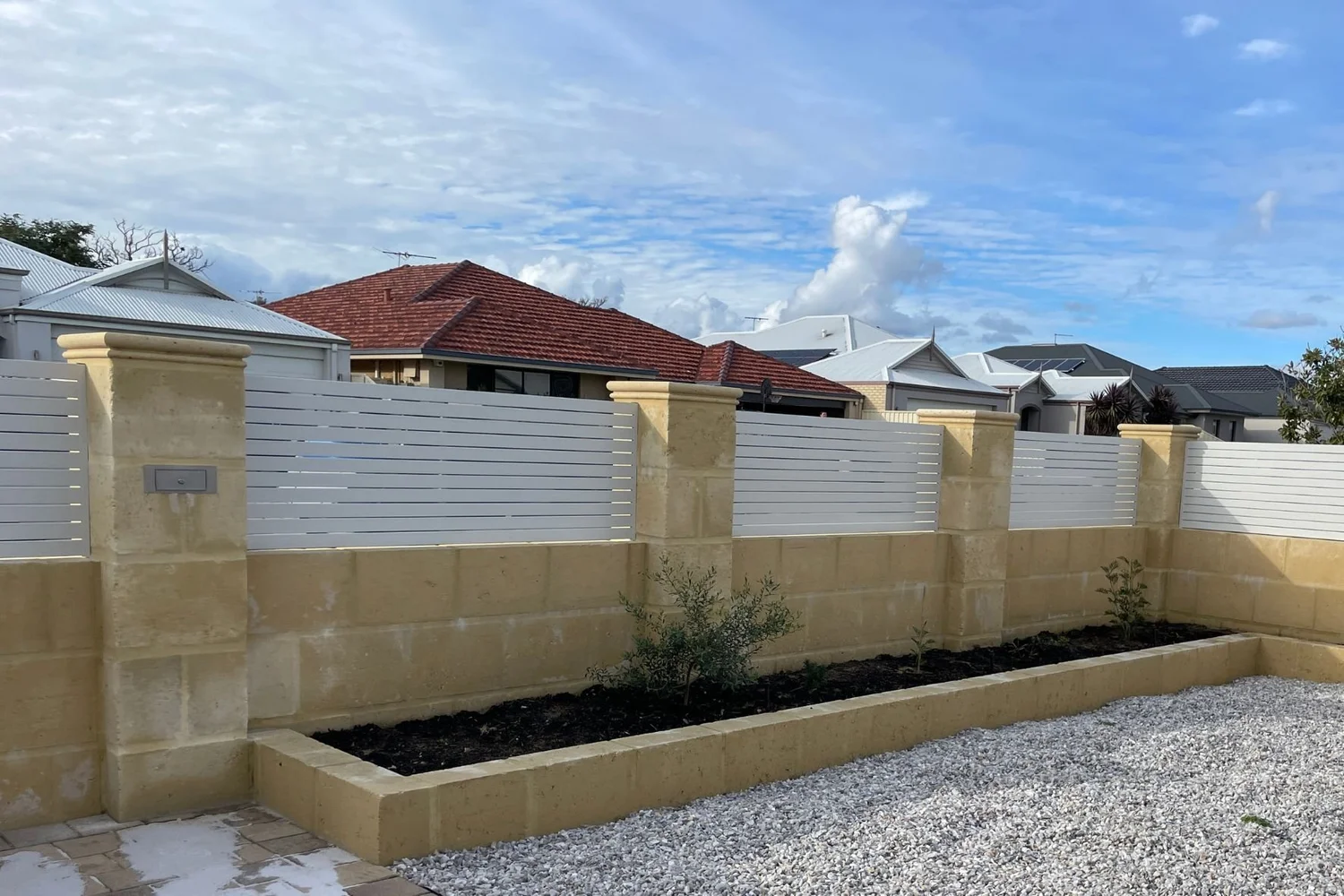 Custom Aluminium Slat Fencing Perth Supply & Installation — The Slat ...