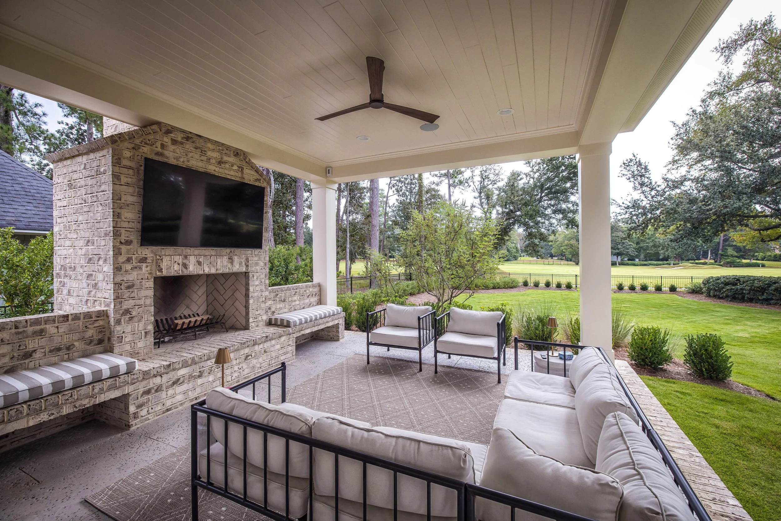 Designing a Patio and Outdoor Fireplace in Landfall, NC | Element ...