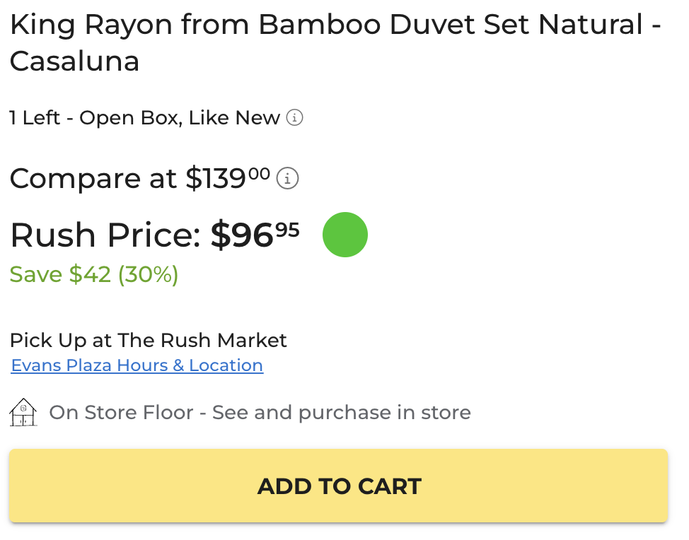The Rush Market Omaha | Overstock & Open-Box Furniture Deals