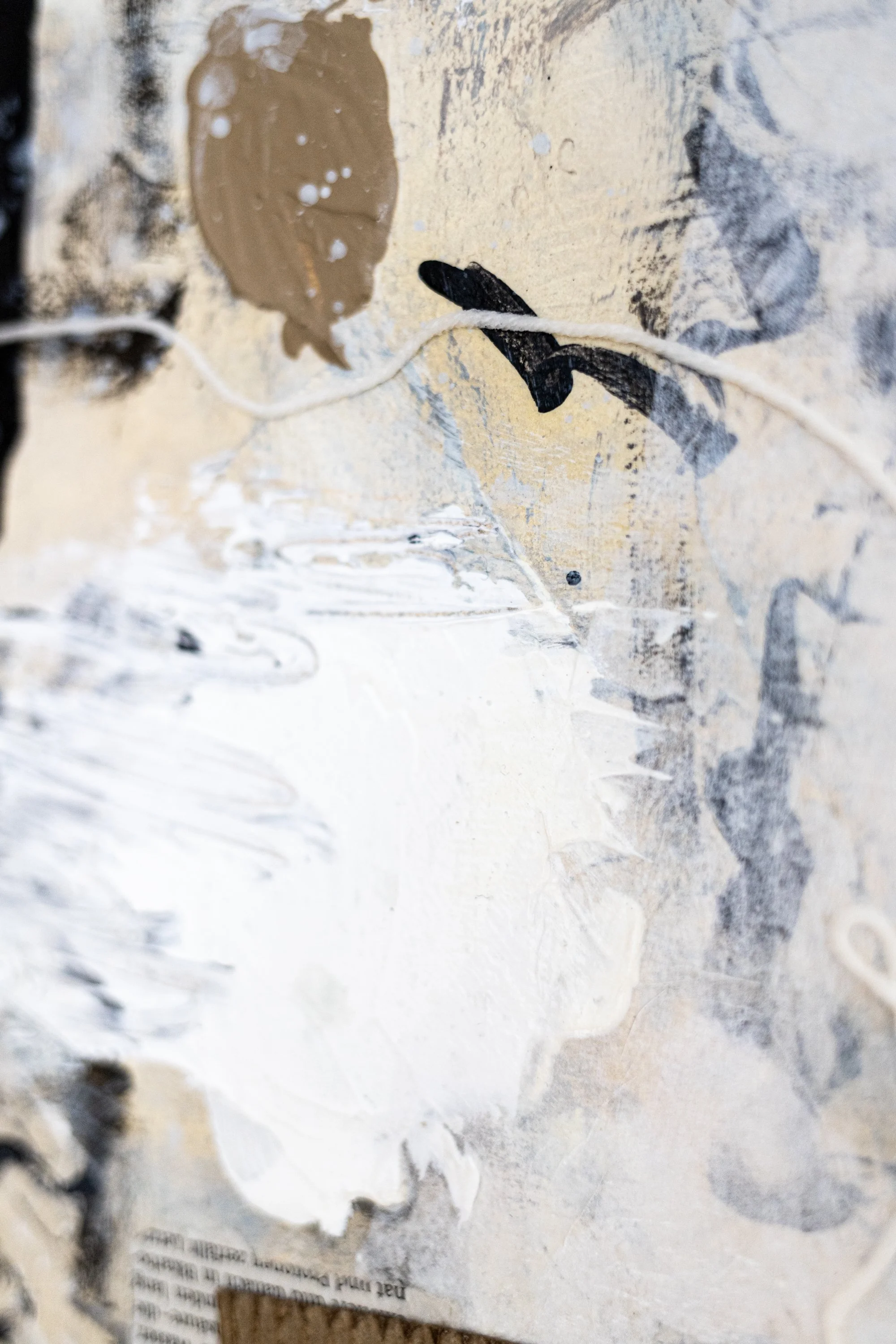 Abstract Painting | Mit II (16"x16") — Hyunah Kim
